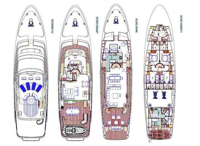 Seashell Yacht Charter super yacht for charter from 140 000 € per week ...