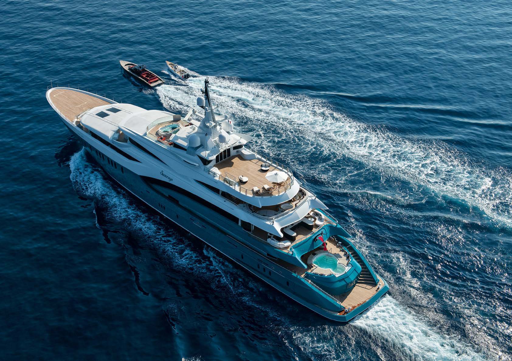 Sunrays Yacht Charter super yacht for charter from 1 150 000 € per week ...